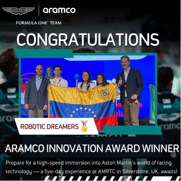 Team from Venezuela wins the Aramco Innovation Award at World Robot ...